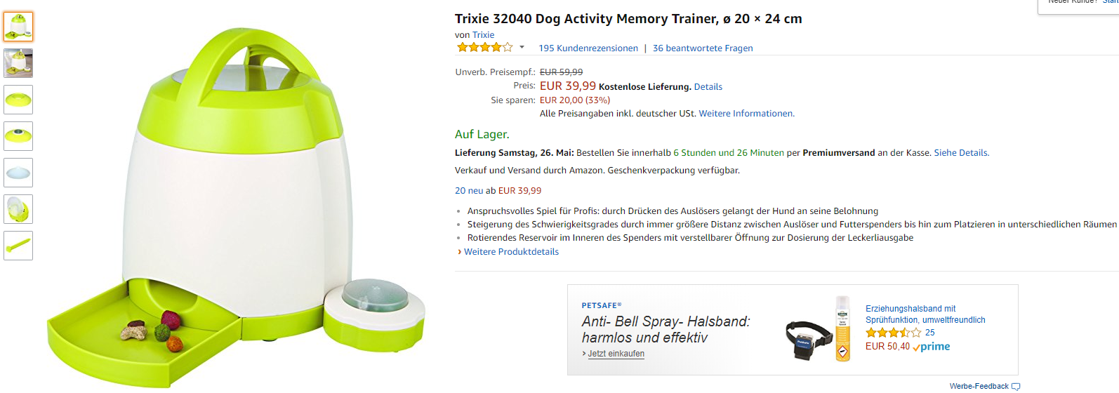 Dog Activity Memory Trainer von Trixie - Jetzt im Angebot!